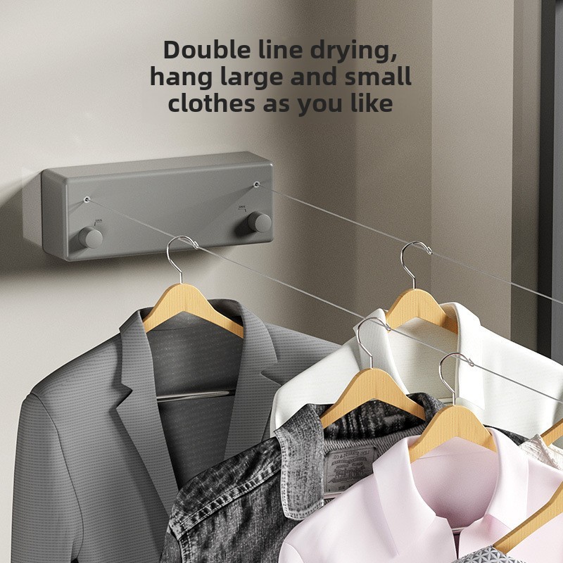 Jual Invisible clothesline, indoor retractable clothesline, invisible ...
