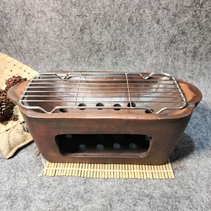 Jual ANGLO Sate Gerabah, Tungku bakaran, Panggangan Sate Tanah Liat ...