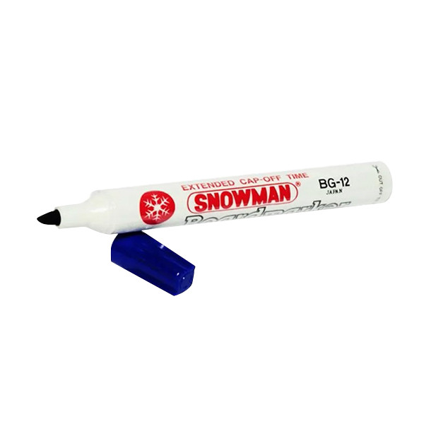 Jual SNOWMAN WHITE BOARD MARKER BIRU 2/PACK | Shopee Indonesia