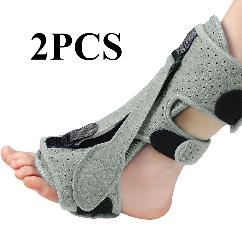 Jual 1/2PCS Foot Drop Splint for Heel Pain Tendinitis Three Fixed ...