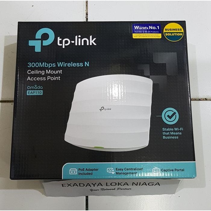 Jual TP-Link EAP110 300Mbps Wireless Ceiling Mount Access Point POE Tplink shoperGADGET | Shopee ...