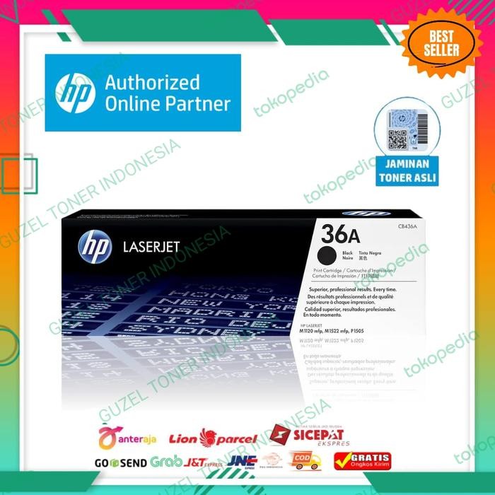 Jual HP Toner LaserJet 36A-CB436A Hitam Original Cartridge untuk ...