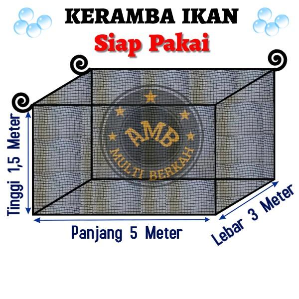 Jual Keramba Ikan Hapa Jaring Apung Ukuran 5m x 3m x 1,5m Lele | Shopee ...