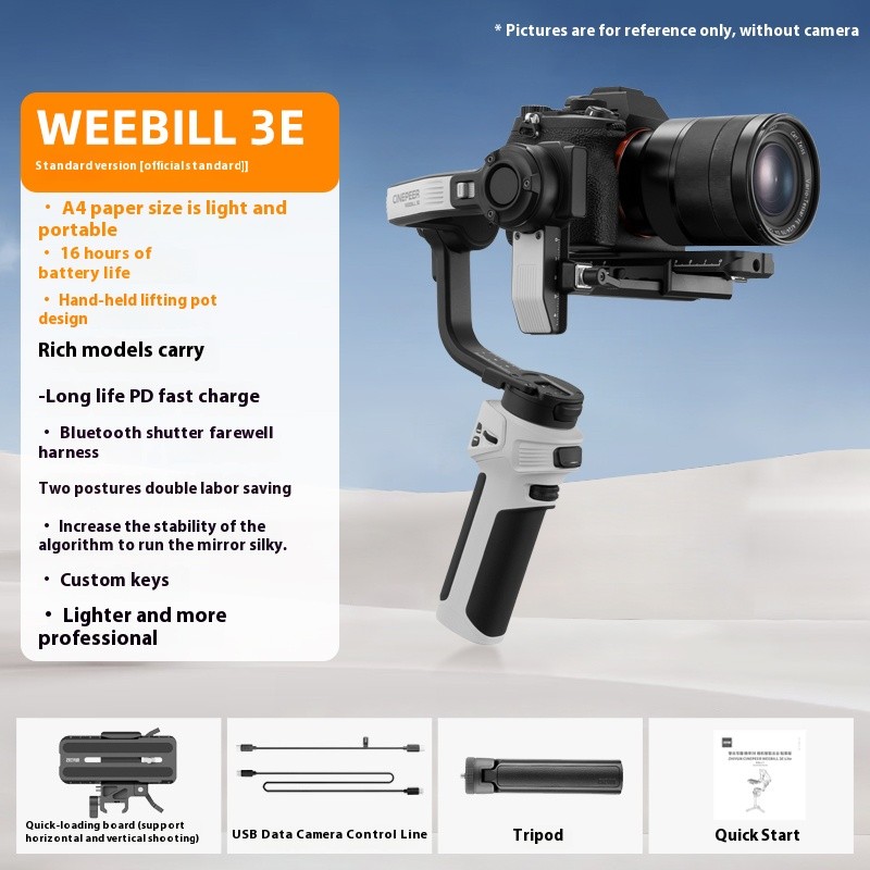 Jual IMPORT ZHIYUN CINEPEER WEEBILL 3E 3-Axis Handheld Camera Gimbal ...