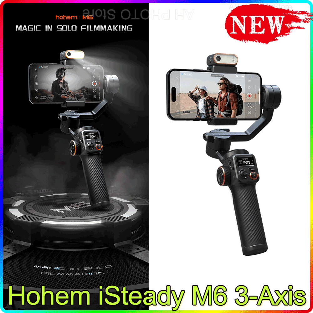 Jual IMPORT Hohem iSteady M6 3-Axis Handheld Gimbal Stabilizer Selfie ...
