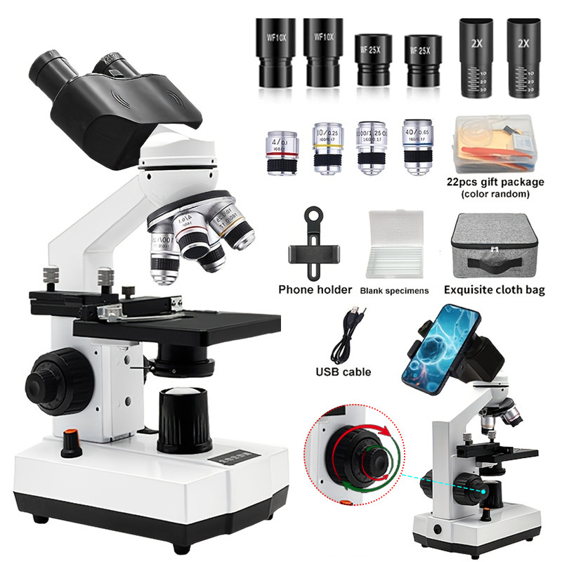 Jual Adults Binocular Microscope 40X5000X Hd Inspection Laboratory ...