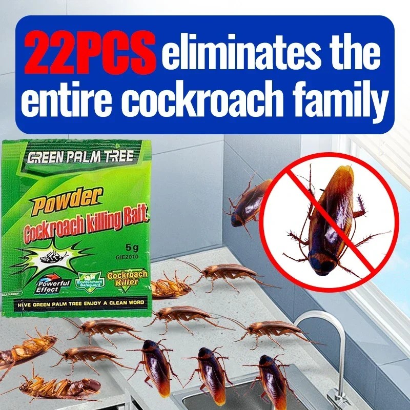 Jual Effective Killing Cockroach Bait Powder Home Use Cockroach Insect ...