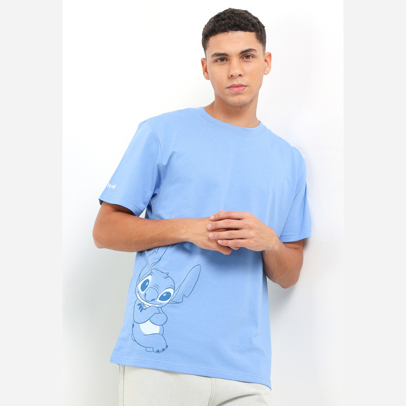 Jual Giordano Men's Lilo and Stitch Tee Pria | Shopee Indonesia