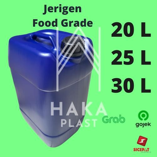 Jual JERIGEN BIRU BARU 20 25 30 LITER L JIRIGEN PLASTIK DRIGEN JERRYCAN ...