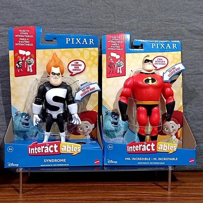 Jual Disney Pixar Interactables Toy Story and Incredibles Talking ...