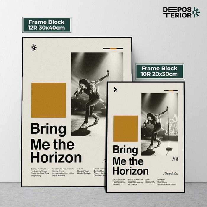 Jual Poster BMTH - Sempiternal Cover Album Frameblock | Shopee Indonesia