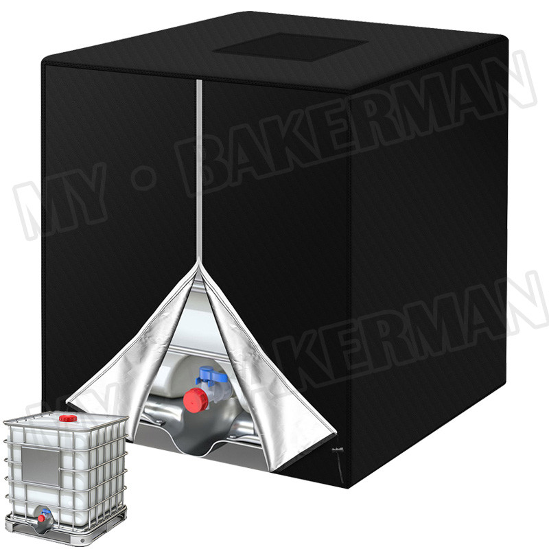 Jual Black 1000L IBC Container Aluminum Foil waterproof dust cover Rain ...