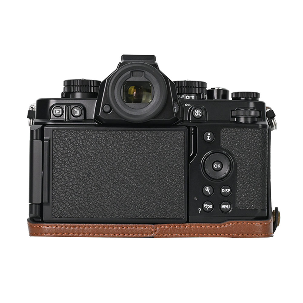 Jual PU Leather Camera Half Body Case For Nikon Zf ZF Battery Opening ...