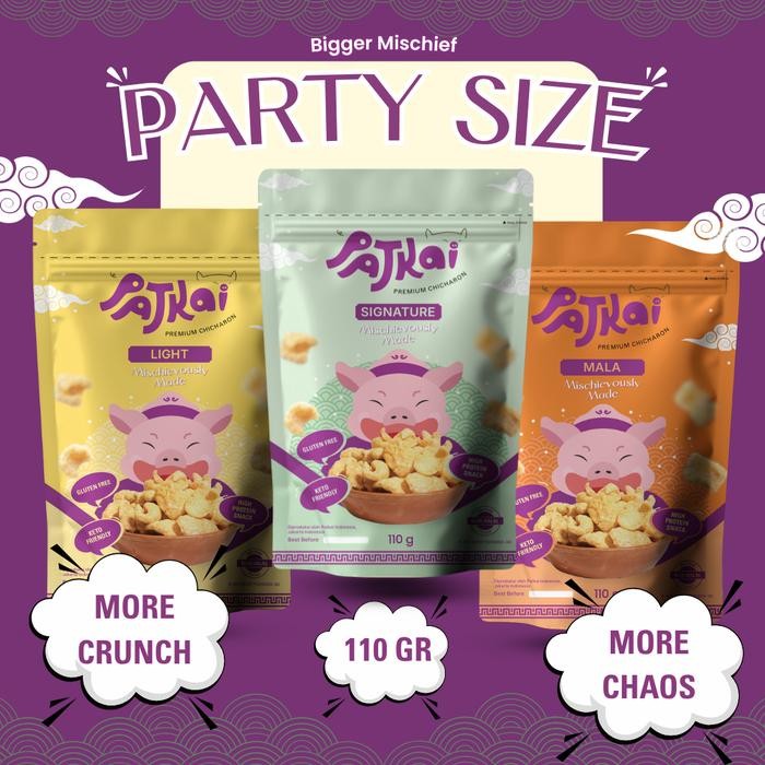 Jual Snack Kerupuk Babi Patkai Party Pack (All Varian) | Shopee Indonesia
