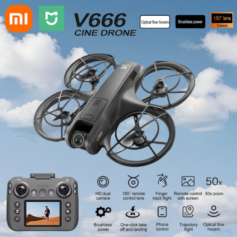 Jual IMPORT Xiaomi Mijia V666 Drone 8K Professional WIFI 5G Dron ...