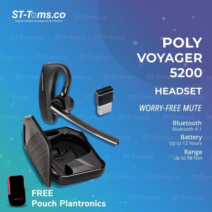 Jual Poly Voyager 5200 Uc B5200 Ww (B2B) | Shopee Indonesia