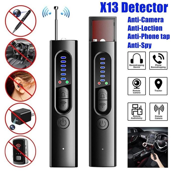 Jual Wireless RF Signal Detector Anti Spy Candid Camera Detector ...