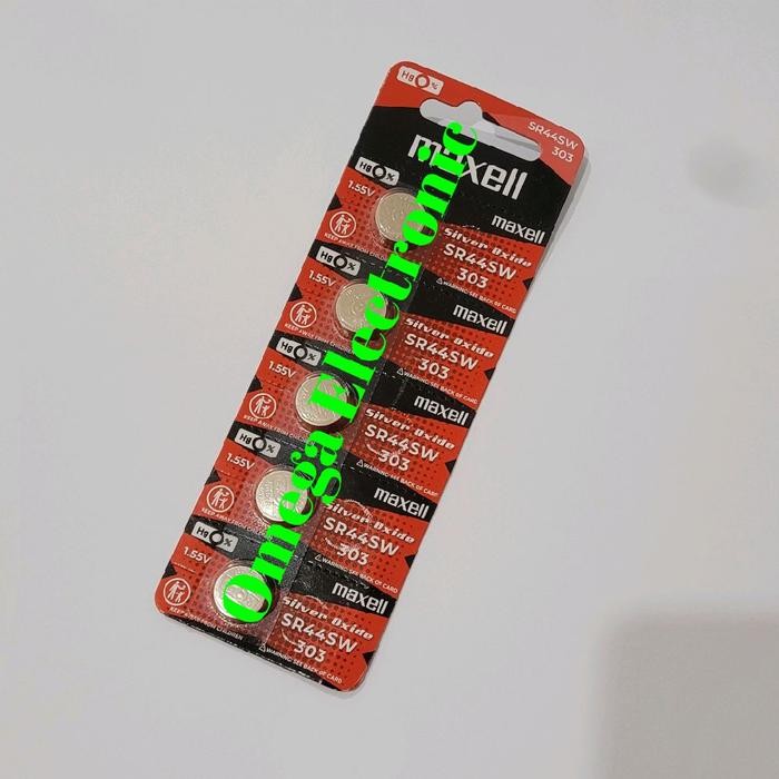 Jual ORIGINAL Maxell SR 44 Baterai Battery Batre SR44 357 303 SR44W ...