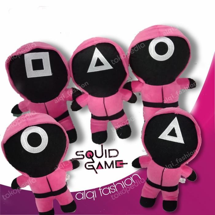 Jual Boneka Plush Squid Game ukuran 30cm SNI | Shopee Indonesia