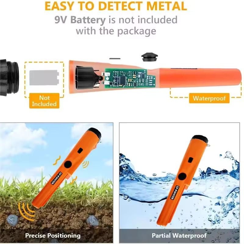 Jual New High-efficiency GP-pointer Hand-held Metal Detector Waterproof ...