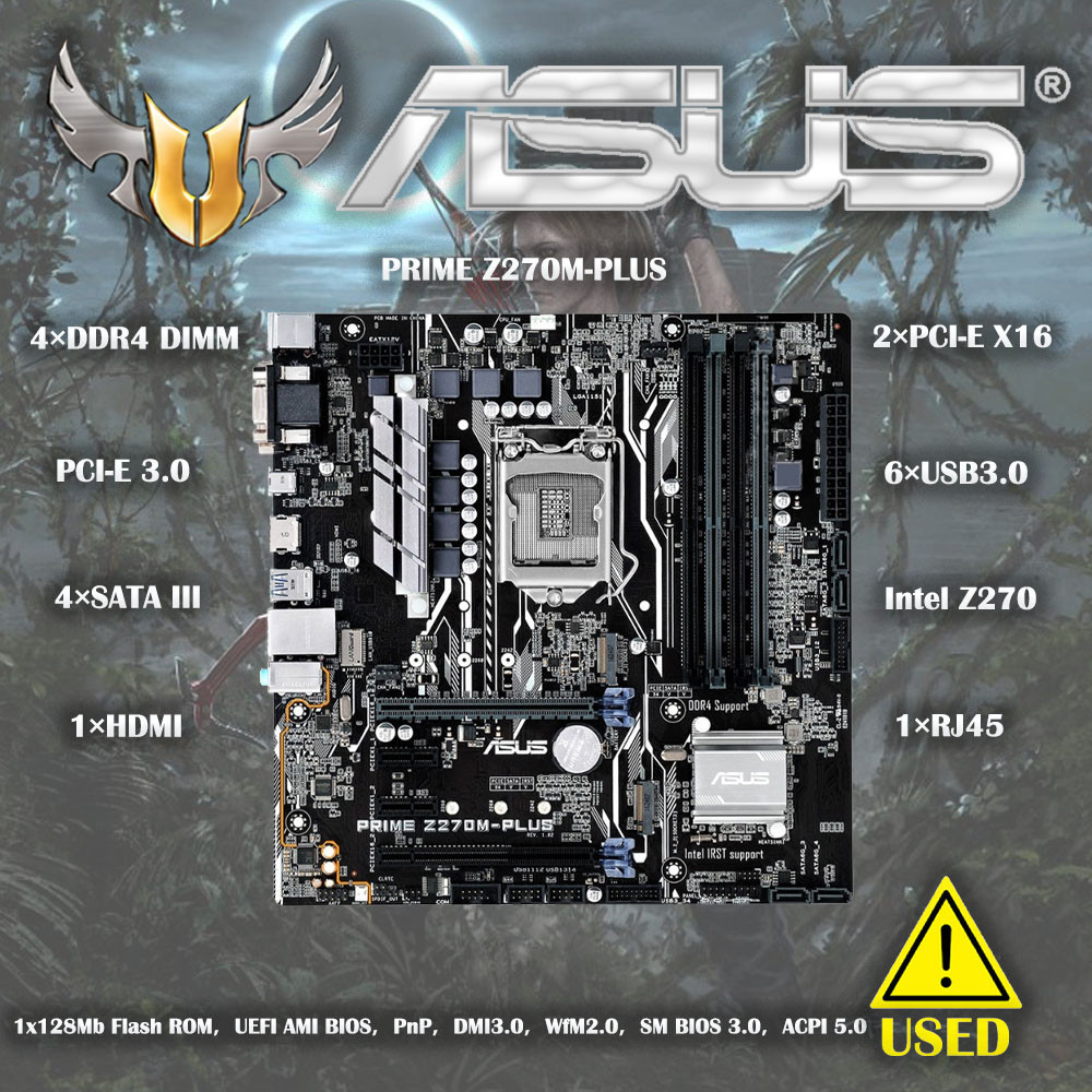 Jual ASUS PRIME Z270M-PLUS Motherboard 1151 Motherboard DDR4 Support ...