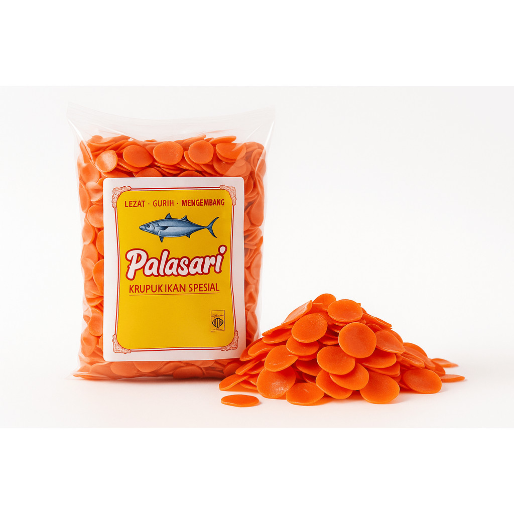Jual Krupuk Palasari Orange 1000 Gr | Shopee Indonesia