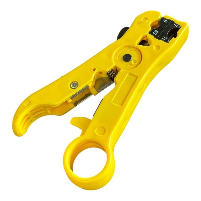 Jual TANG KUPAS KABEL / 2 BLADE CABLE STRIPPER TEKIRO PL-CB1694 ...