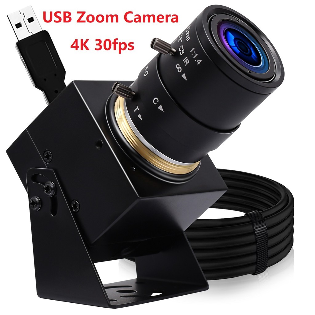 Jual ELP 4K UVC Camera 2160P 30fps Plug Play Manual Focus Zoom Lens ...