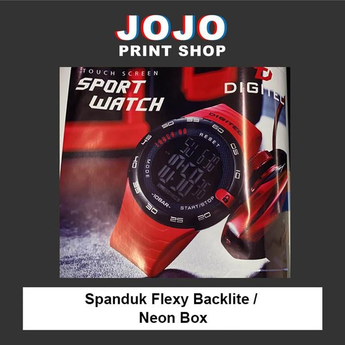 Jual Spanduk Flexy Backlite / Back Light Neon Box LANGSUNG JADI Bahan ...