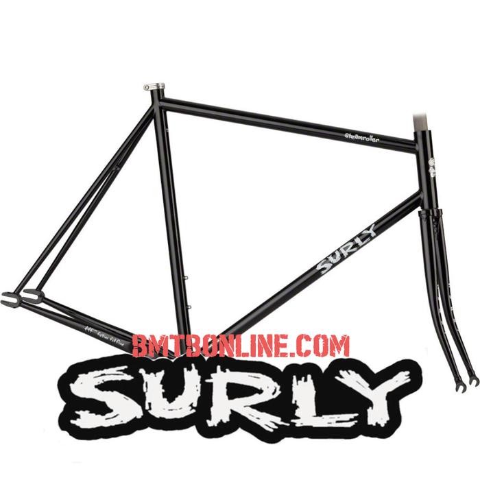 Jual Surly Steamroller Single Speed Frameset Black | Shopee Indonesia