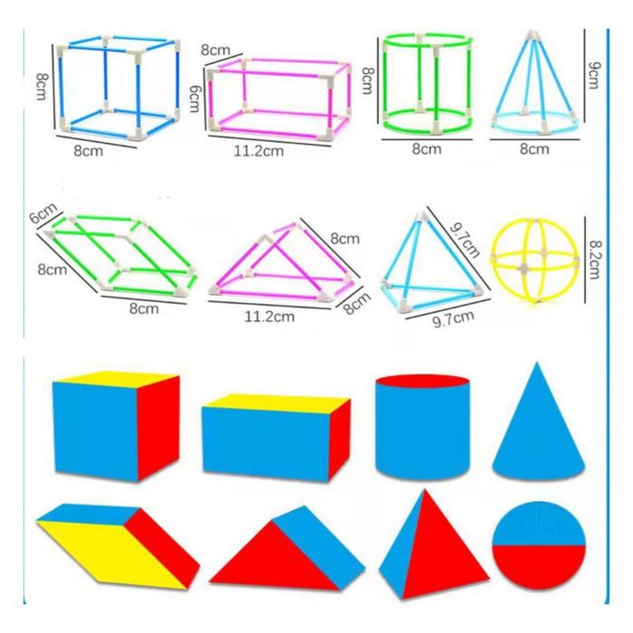 Jual Alat Peraga Edukasi Matematika Rangka Geometri Jaring Ban Ruang ...