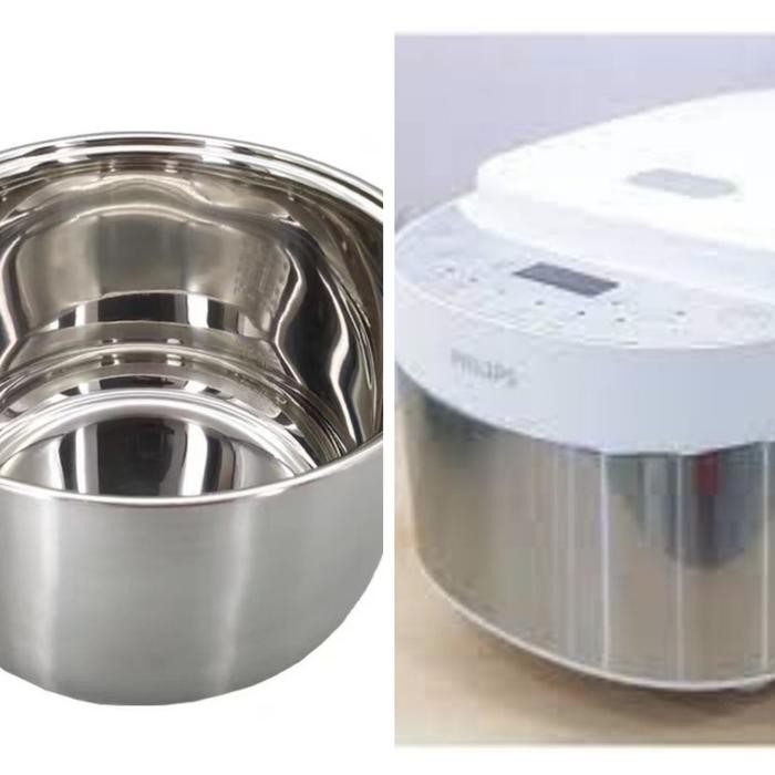 Jual Panci Innerpot Stainless Steel Utk Rice Cooker Philips HD 3170/33 ...