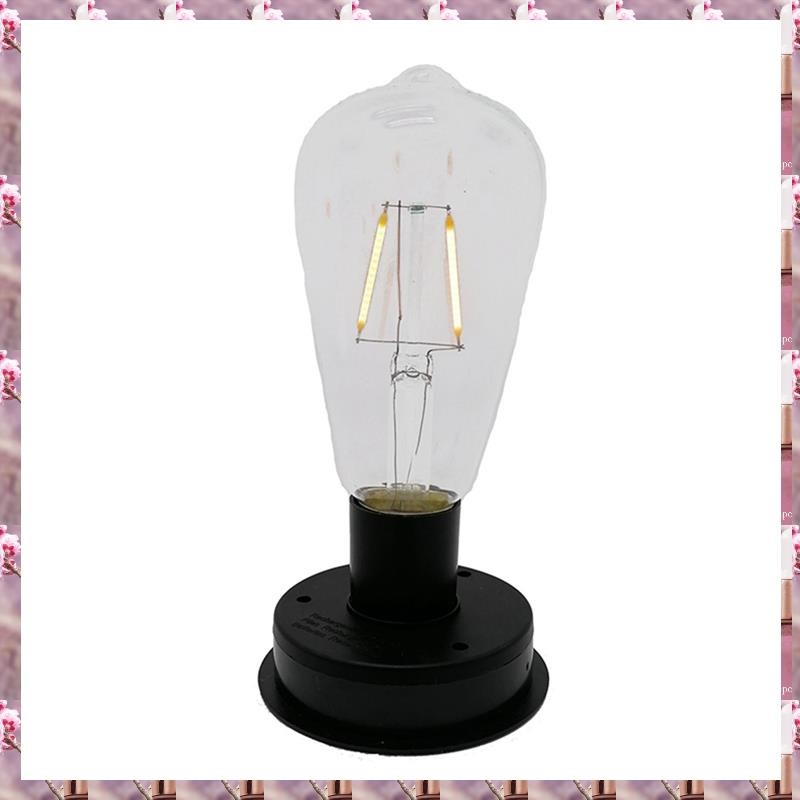 Jual 2025 1Pc Solar LED Tungsten Filament Bulb Lamp 2800K Automatic ...