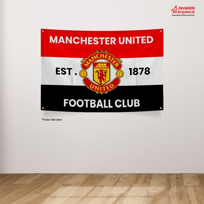 Jual ORIGINAL BENDERA MINIFLAG CLUB BOLA MANCHESTER UNITED FC POSTER ...