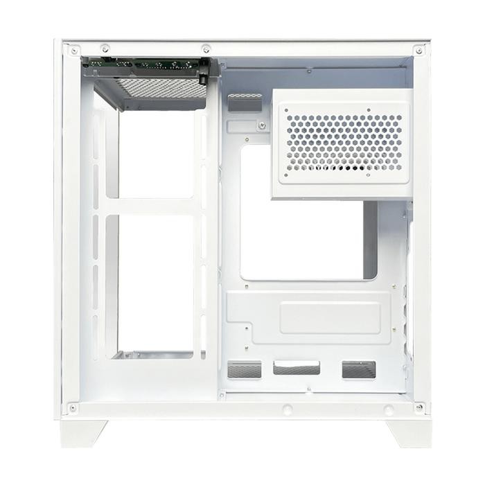 Jual Case PC Cube Gaming Shafel Lite Version mATX Dual Chamber Gaming ...