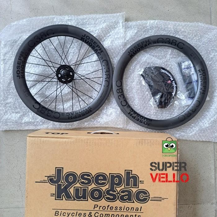 Jual Joseph Kuosac Bromton Carbon Wheelset 349 Black Becal | Shopee ...