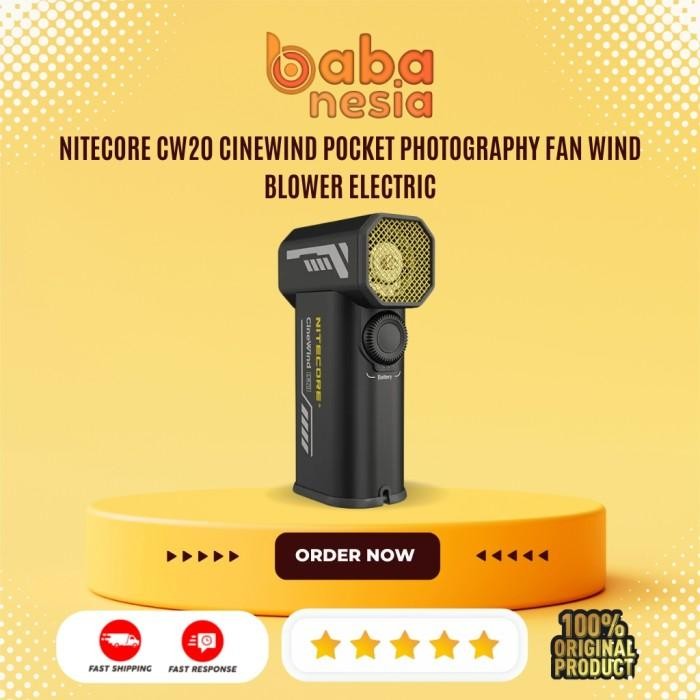 Jual Nitecore Cw20 Cinewind Pocket Photography Fan Wind Blower Electric ...