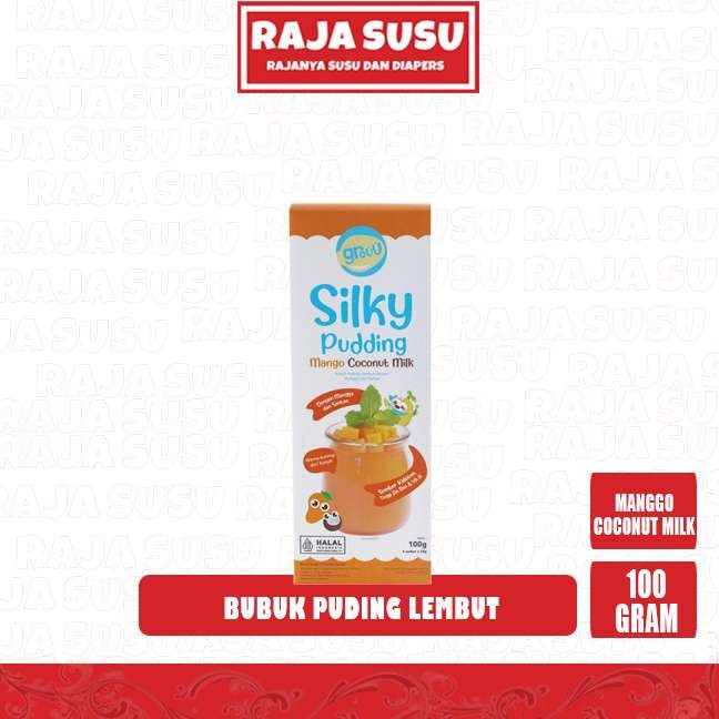 Jual GROUU SILKY PUDDING MANGO COCONUT MILK 100GR - RAJA SUSU | Shopee ...