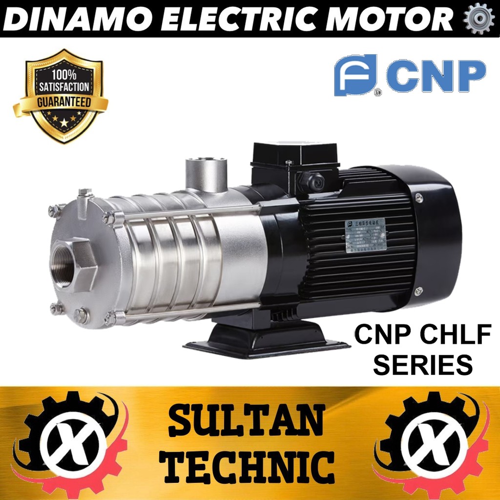 Jual POMPA CNP CHLF 4-40 0,75KW FLOW/HEAD AT MAX EFFICIENCY:4 m3/h @ 31 ...