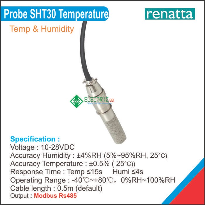 Jual Temperature Probe Sht30 Modbus Rs485 | Shopee Indonesia