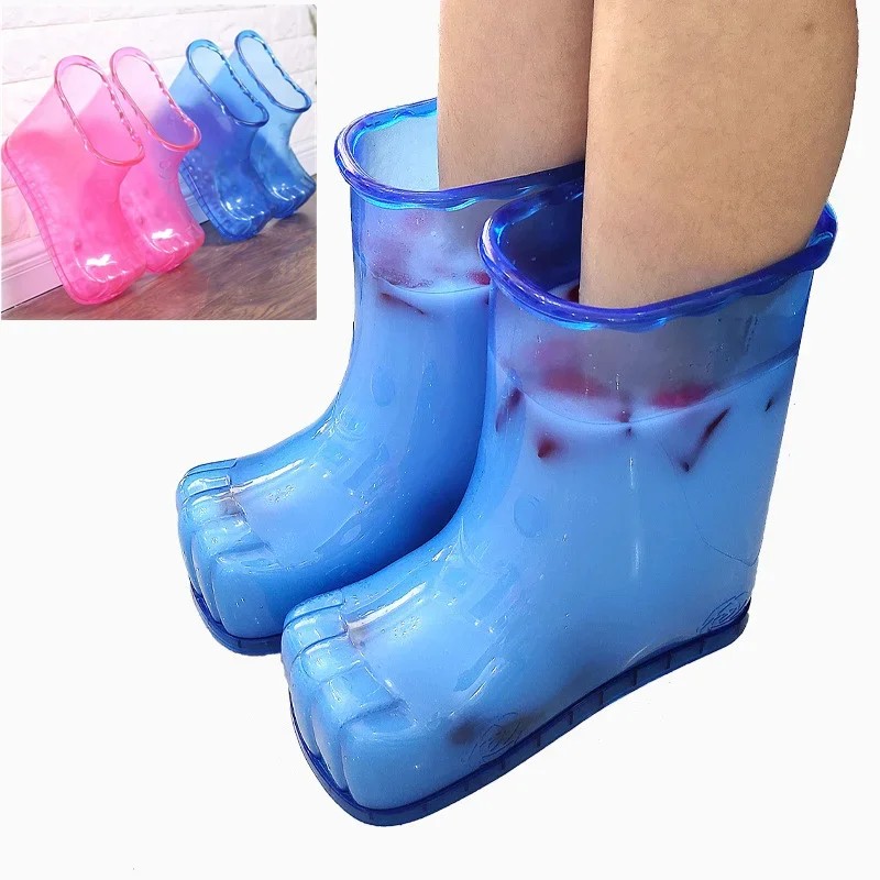 Jual Foot Bath Shoes Foot Massage Magnetic Foot Bath Shoes Relieve Foot ...
