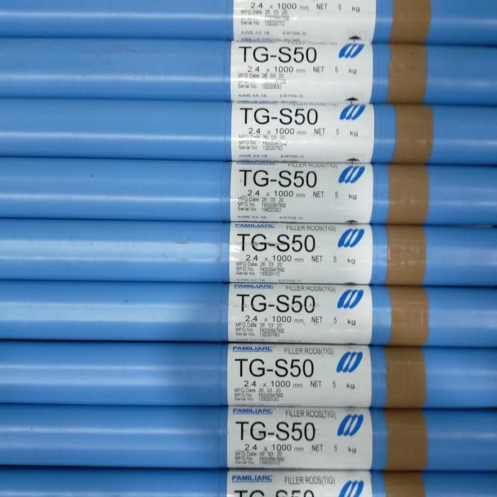 Jual KAWAT LAS ARGON BESI TGS50 2.4MM KOBE / TIG ROD BESI / FILLER ...