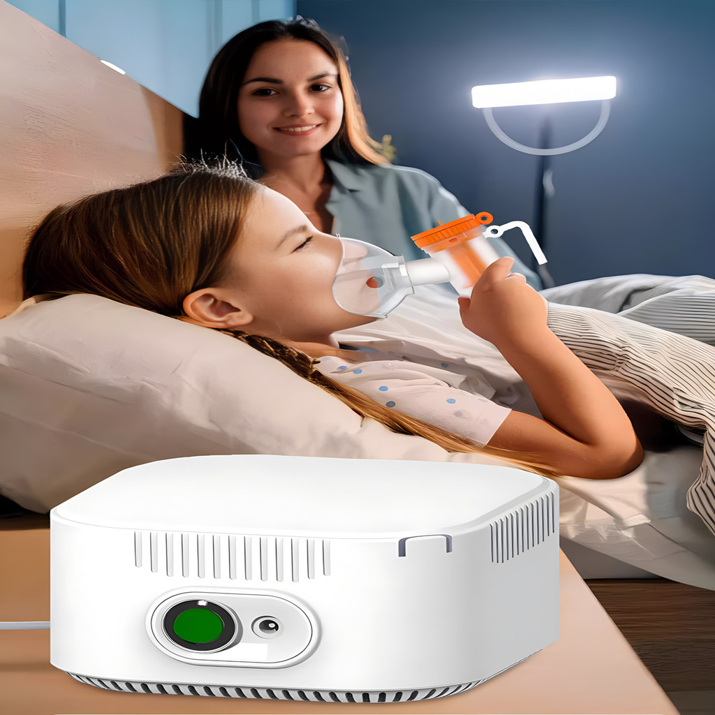 Jual Portable Medical Air Compressor Cough Atomizer Children Adult Nebulizer Inhaler Handheld ...