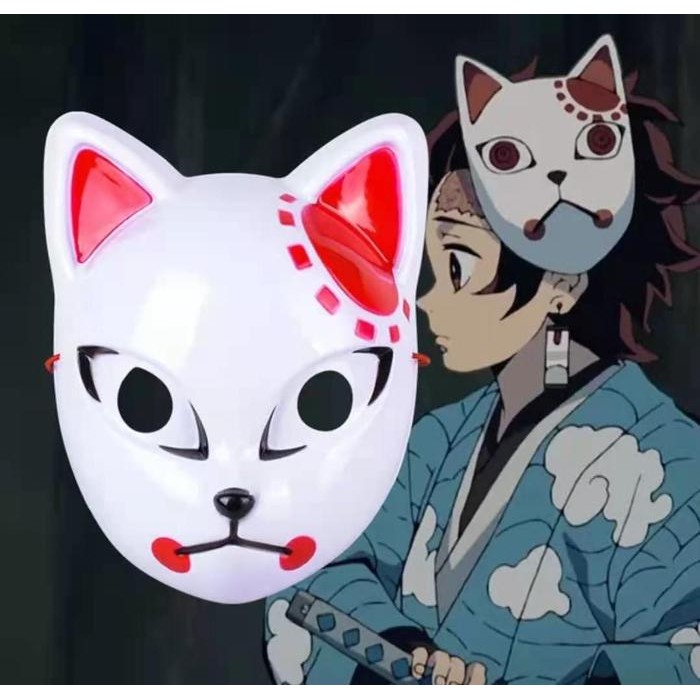 Jual TOPENG COSPLAY ANIME DEMON SLAYER KIMETSU NO YAIBA PROPS MASK ...