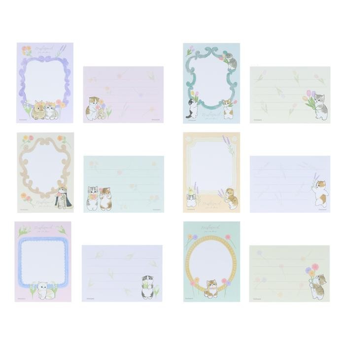 Jual tersedia mini memo pad mofusand spring garden cat neko bandai ...