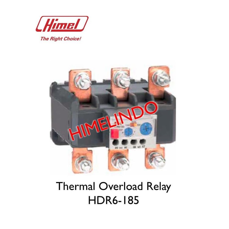Jual HIMEL THERMAL OVERLOAD RELAY HDR6-185; 150-185A | Shopee Indonesia