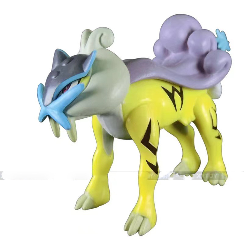 Jual 3 Style Pokemon Figures Three Sacred Suicune Entei Raikou Action ...