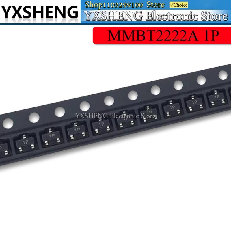 Jual 100PCS 2N2222A 2N2222 1P SOT-23 MMBT2222A SOT MMBT2222 SOT23-3 SMD ...