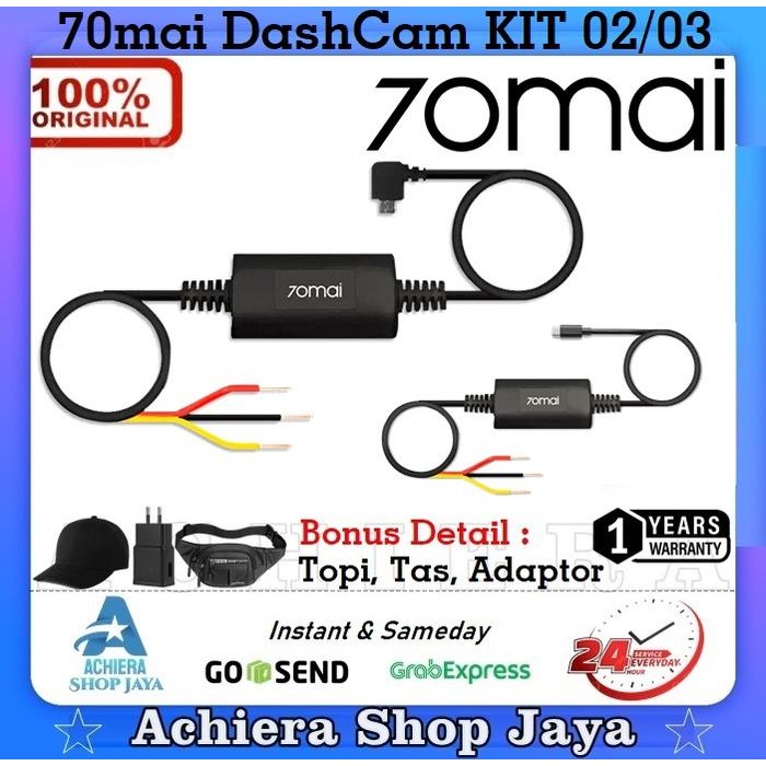 Jual 70MAI DASHCAM HARDWIRE KIT UNTUK PARKING MONITOR DASH CAM | Shopee Indonesia