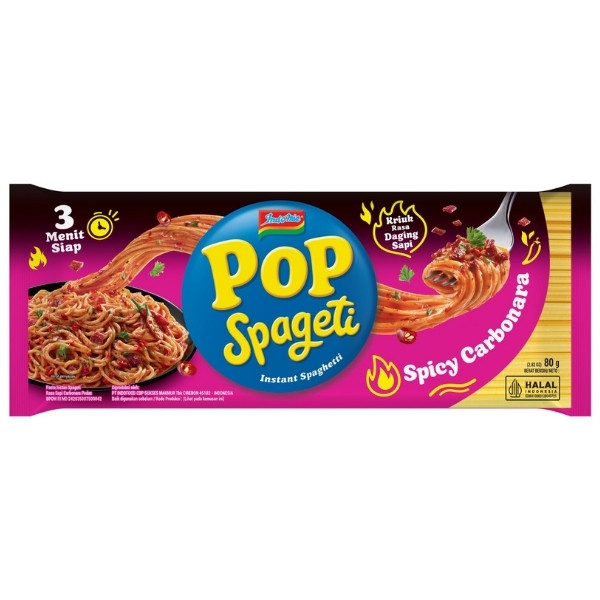 Jual POP SPAGHETTI SPICY CARBONARA 80 GR | Shopee Indonesia
